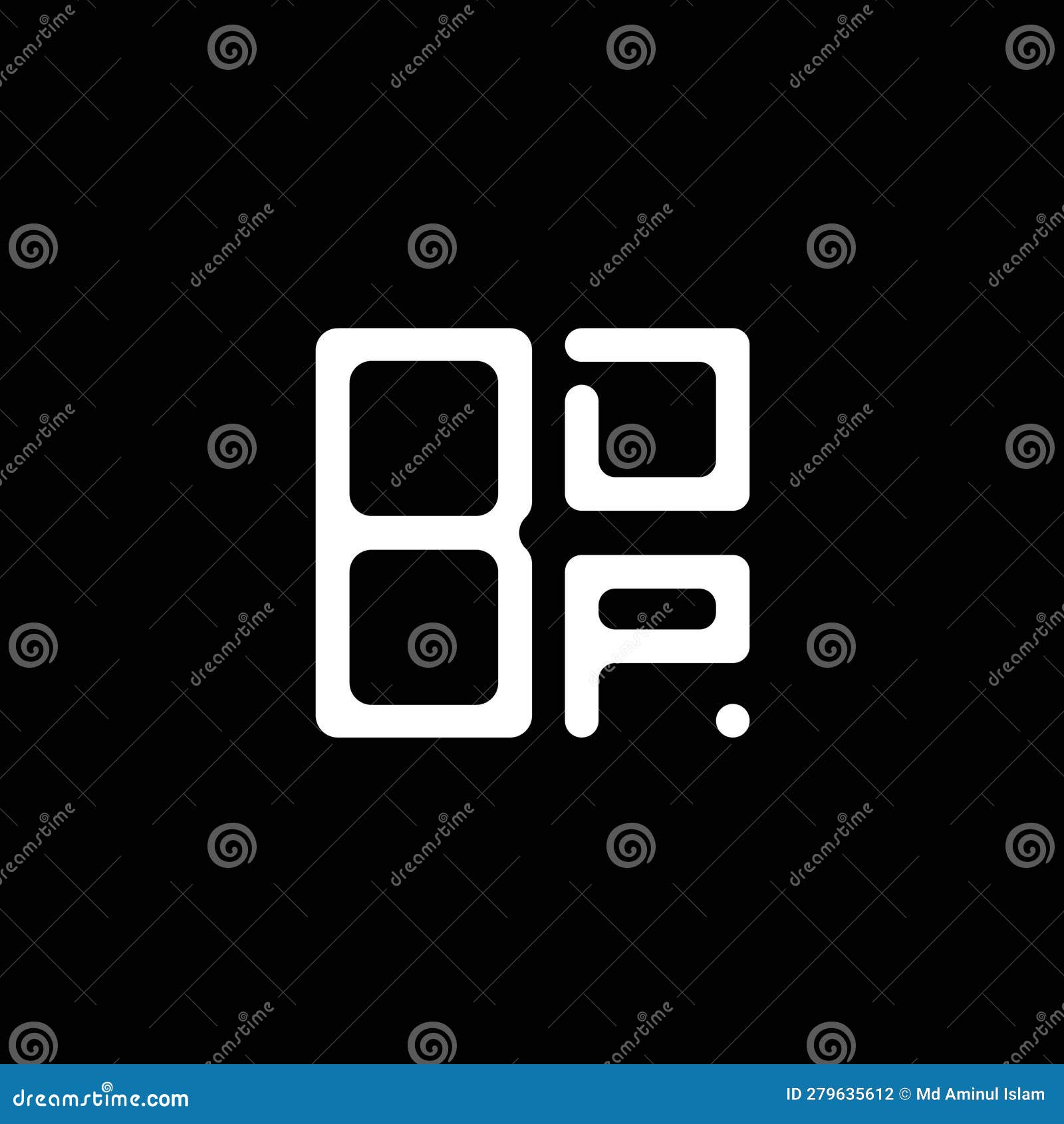 BDP Letter Logo Creative Design with Vector Graphic, BDP Stock Vector ...