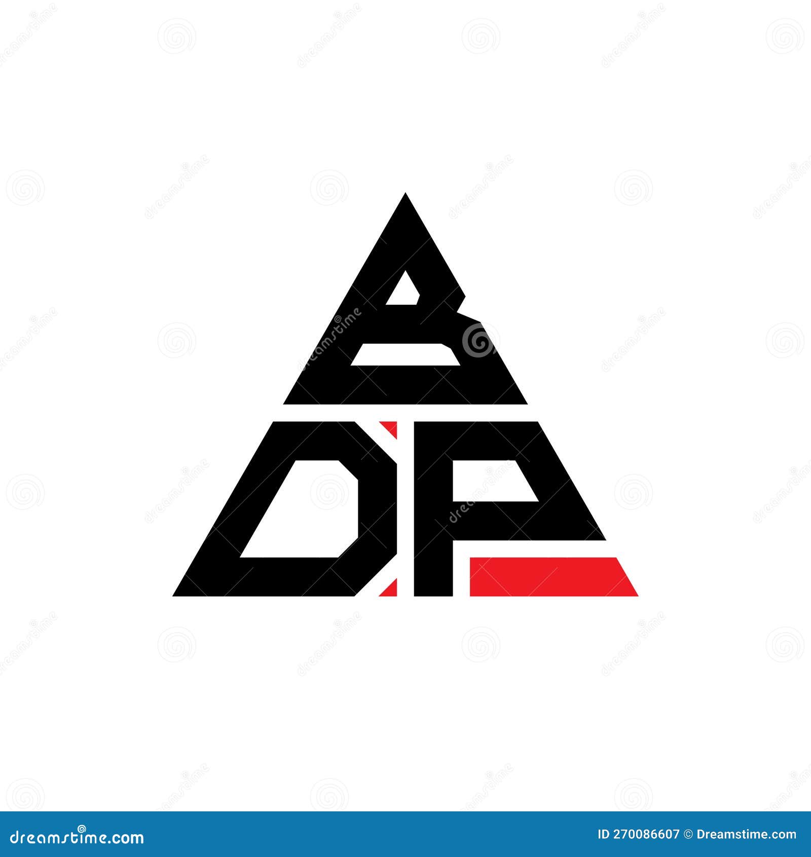 BDP Triangle Letter Logo Design with Triangle Shape. BDP Triangle Logo ...