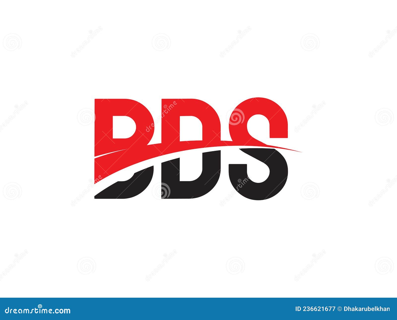 BDS Letter Initial Logo Design Vector Illustration Stock Vector ...