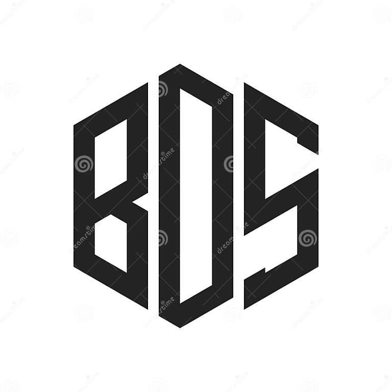 BDS Logo Design. Initial Letter BDS Monogram Logo Using Hexagon Shape ...