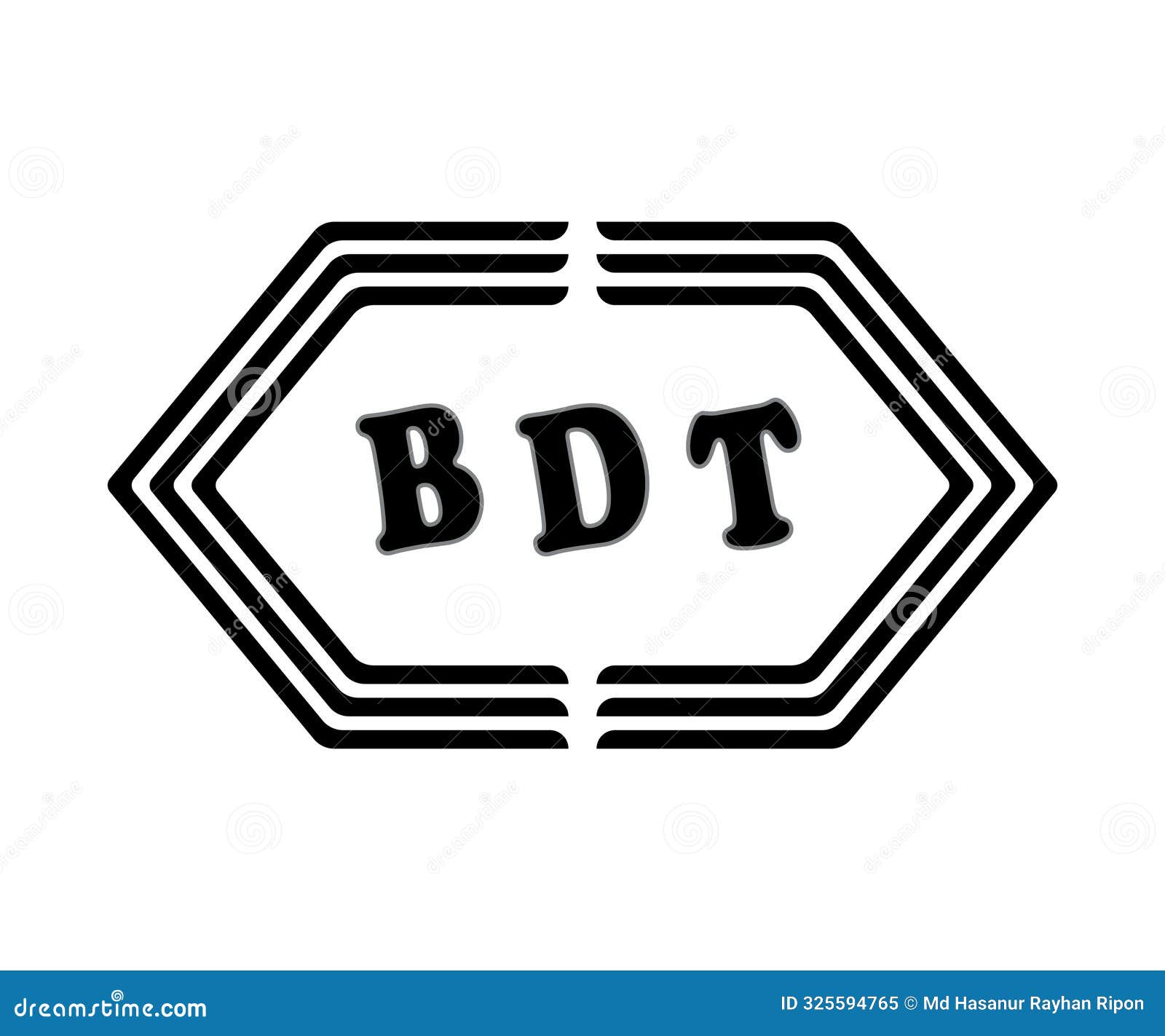 BDT Letter Logo Design. BDT Simple and Modern Monogram Logo Stock ...