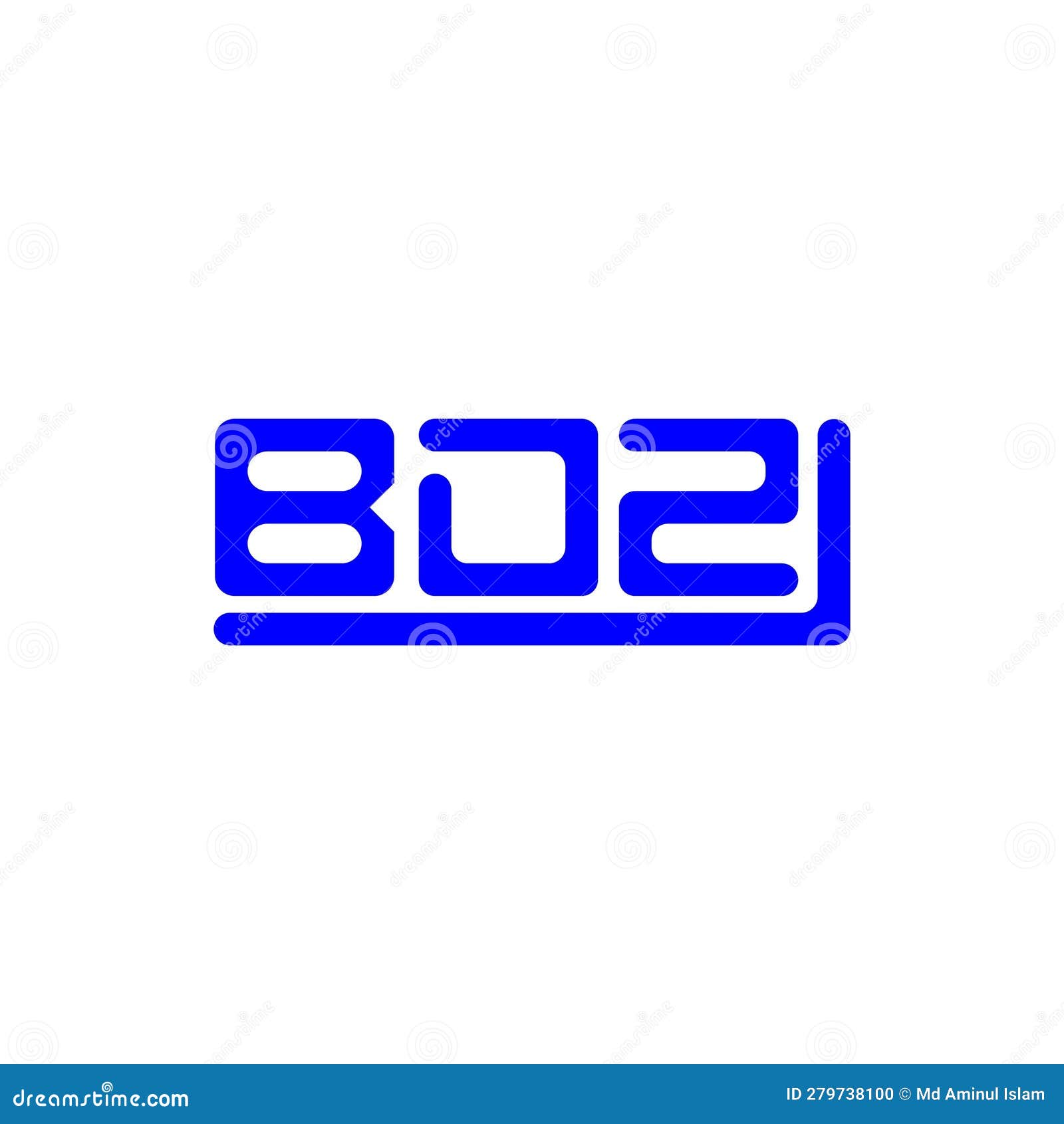 BDZ Letter Logo Creative Design with Vector Graphic, BDZ Stock Vector ...
