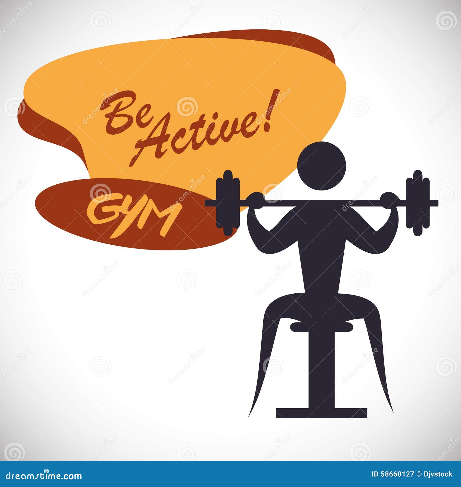 Be Active design stock vector. Illustration of race, exercising - 58660127