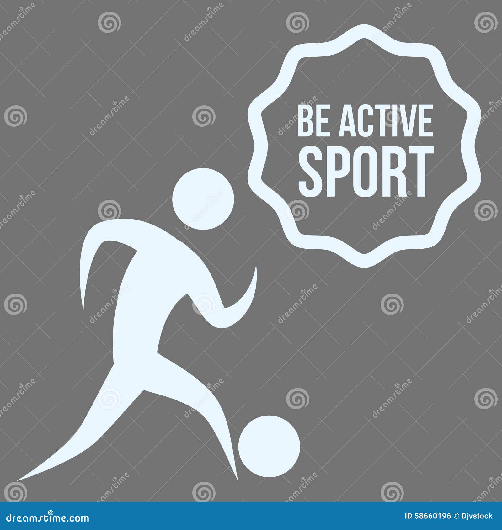 Be Active design stock vector. Illustration of equipment - 58660196