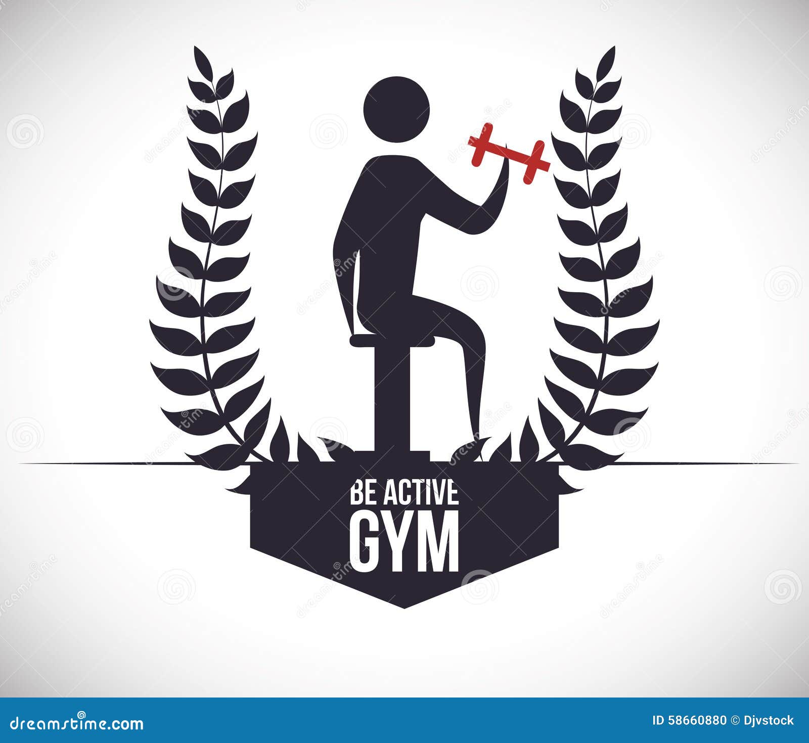 Be Active design stock vector. Illustration of sporty - 58660880