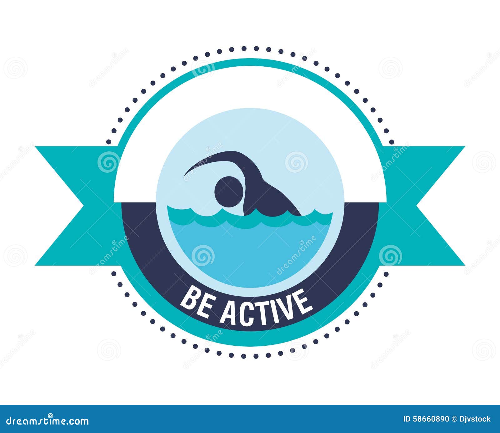 Be Active design stock vector. Illustration of fitness - 58660890