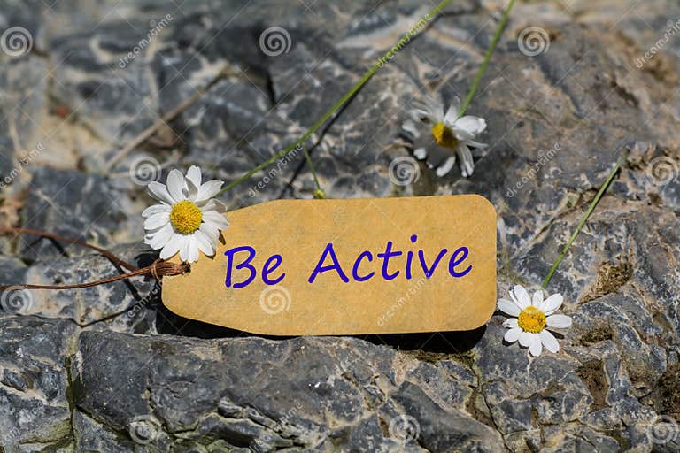Be active label stock photo. Image of fitness, exercise - 126166622