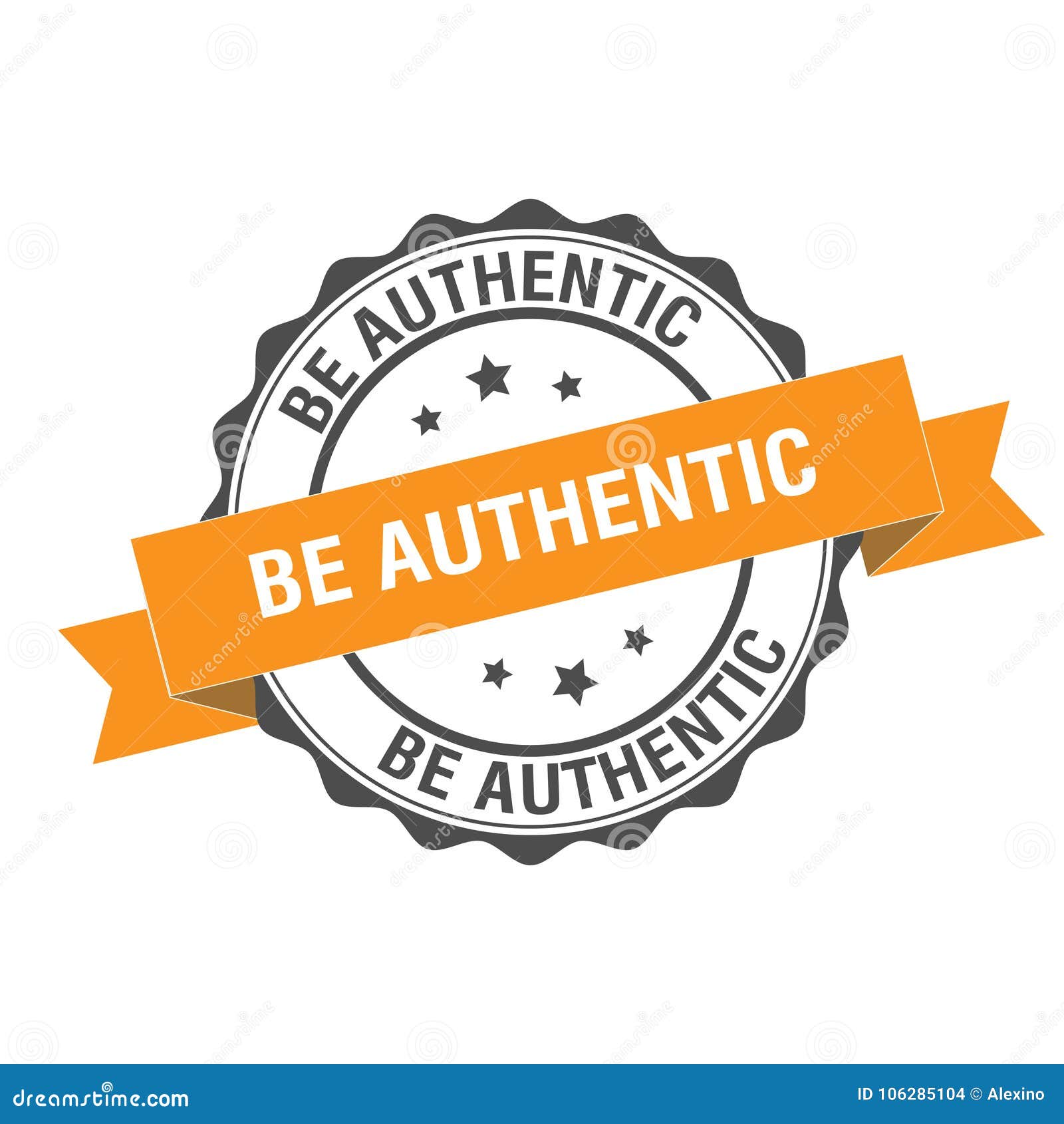 Authentic Stamp Cartoon Vector | CartoonDealer.com #122275655