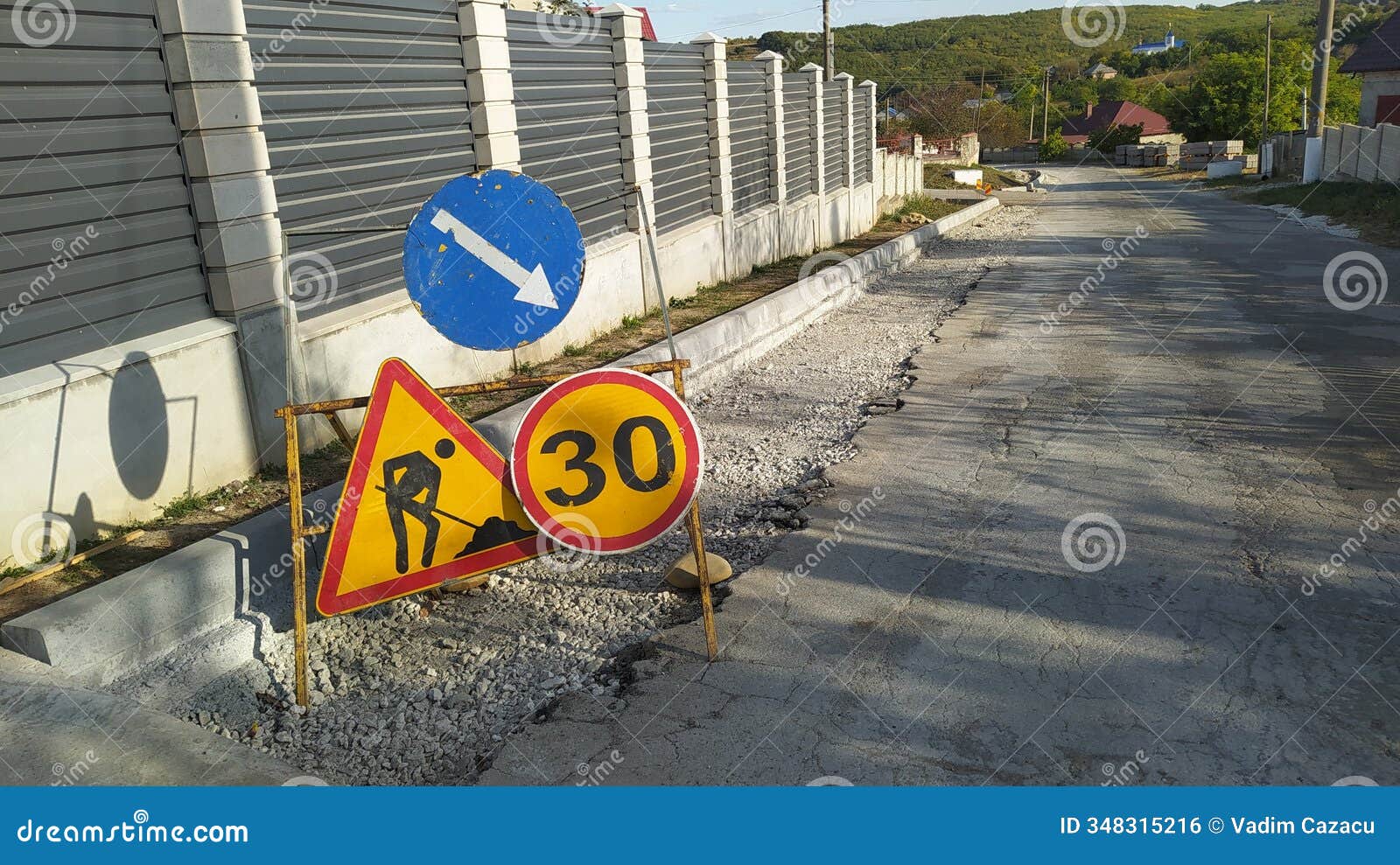Be Aware of the Warning Signs Located on the Under Construction Roadway ...