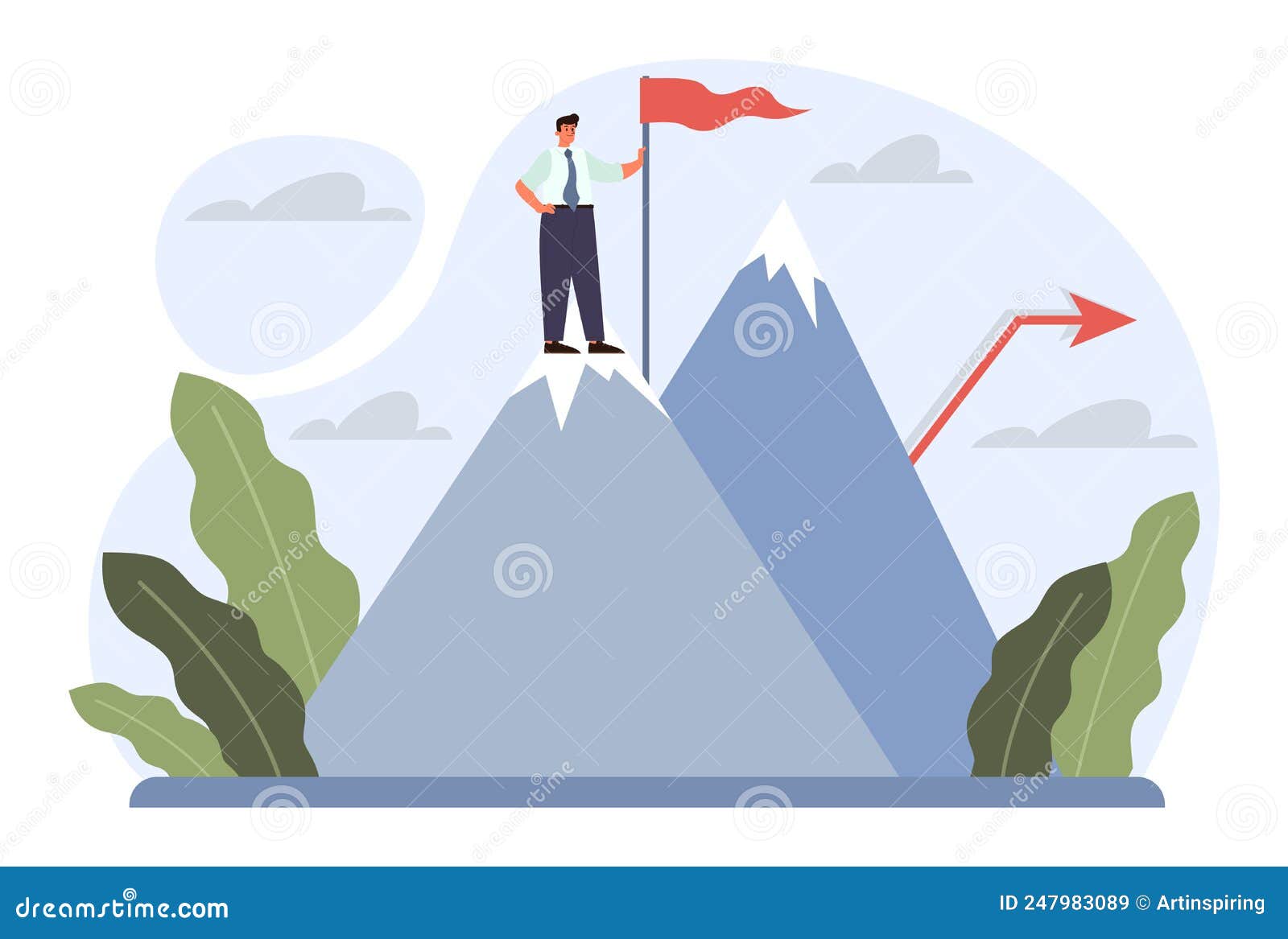 Be Better Concept. Self-improvment Idea Stock Vector - Illustration of ...