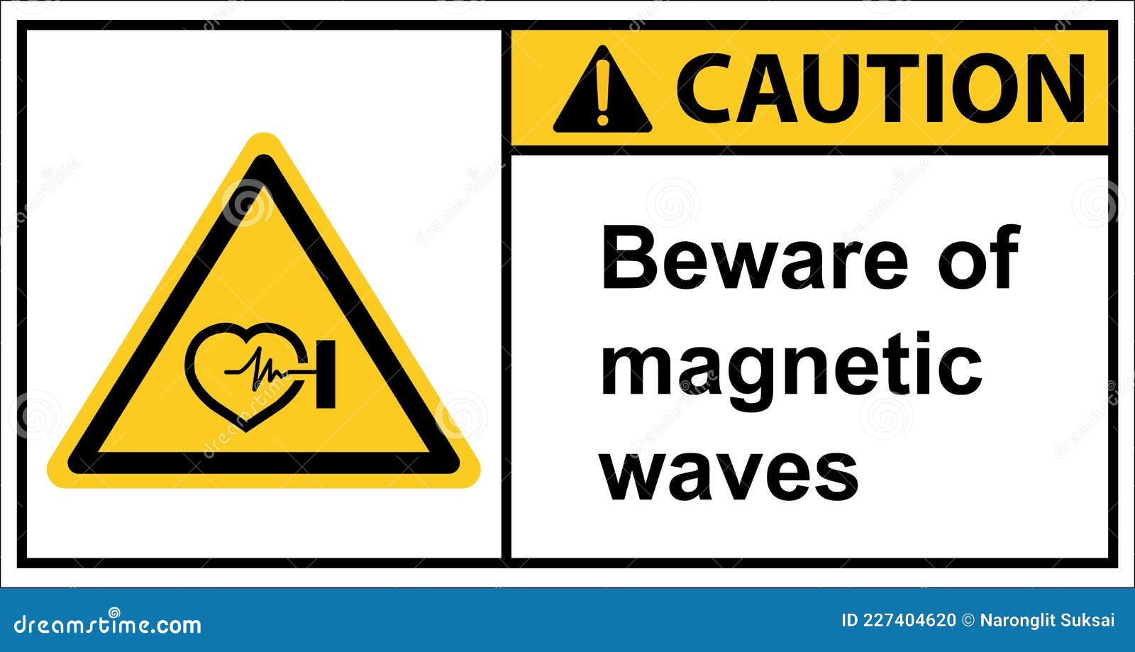 Caution Waves Break On Ledge Stand Back Symbol Sign, Vector ...