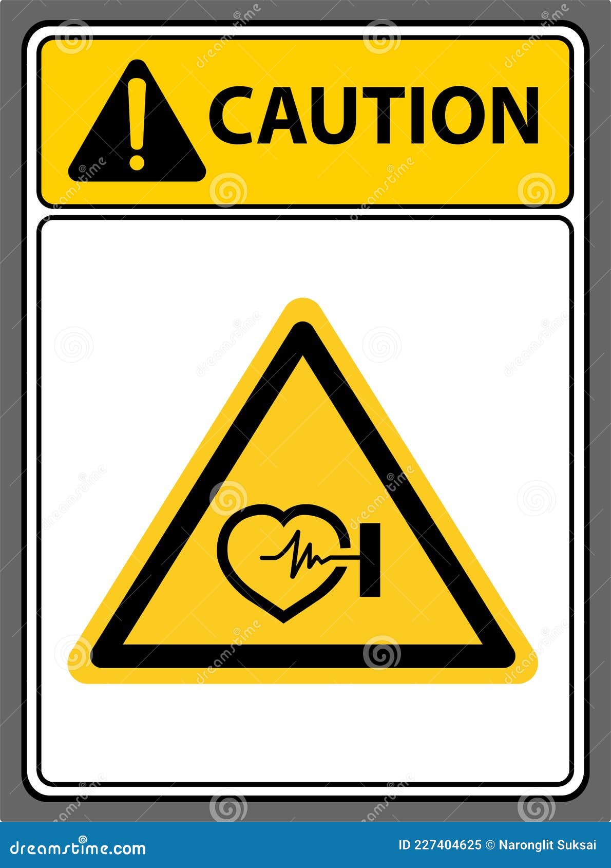 Caution Waves Break On Ledge Stand Back Symbol Sign, Vector ...
