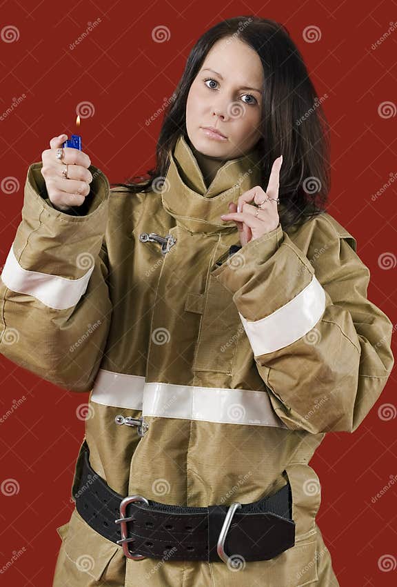 Be careful with fire! stock image. Image of assistance - 13410057