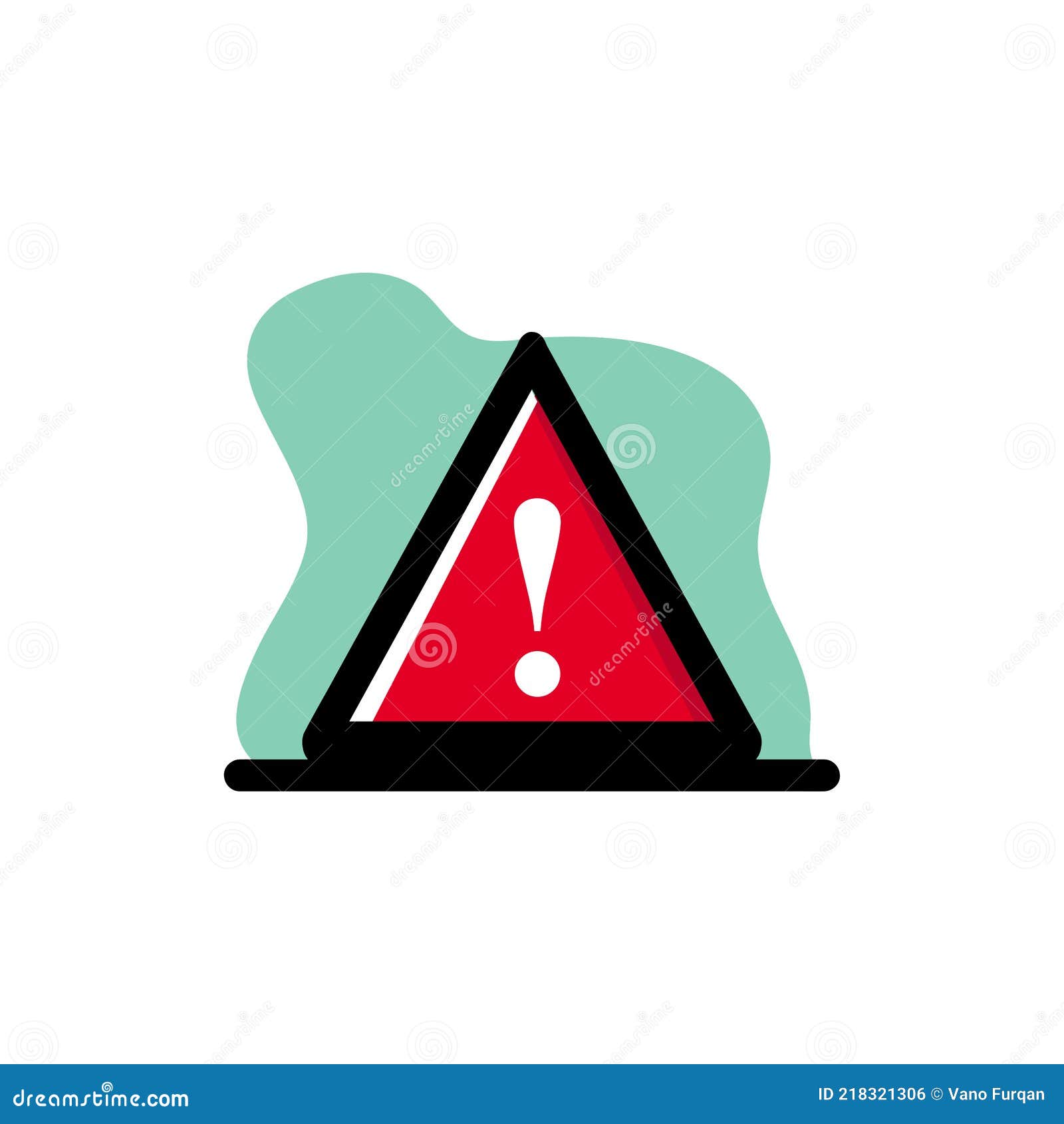 Be Careful Icon Conceptual Vector Illustration Design Symbol Stock ...