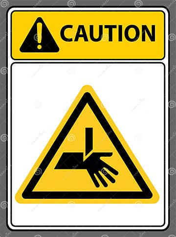 Be Careful of Sharp Objects that Cut Your Hand. Stock Vector ...
