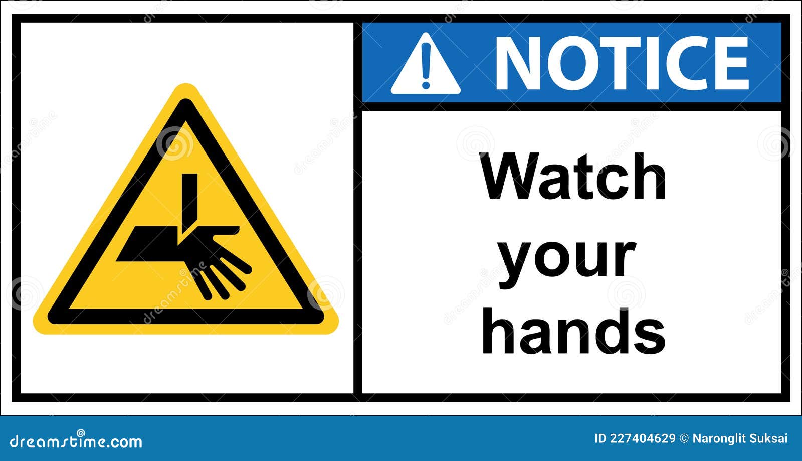 Be Careful of Sharp Objects that Cut Your Hand. Stock Vector ...