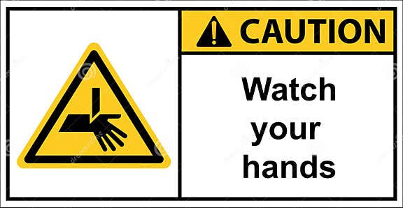 Be Careful of Sharp Objects that Cut Your Hand. Stock Vector ...
