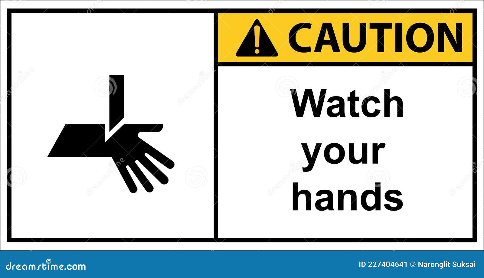 Be Careful of Sharp Objects that Cut Your Hand. Stock Vector ...