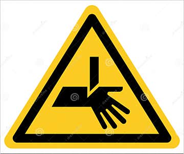 Be Careful of Sharp Objects that Cut Your Hand Stock Vector ...