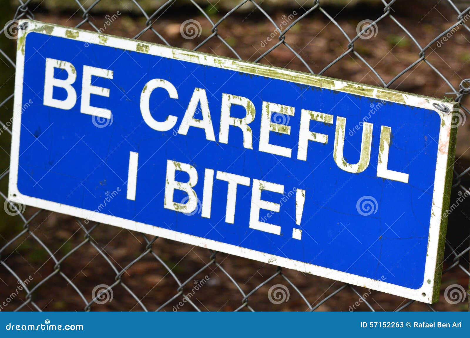 Be carful I bite sign stock image. Image of alert, park - 57152263