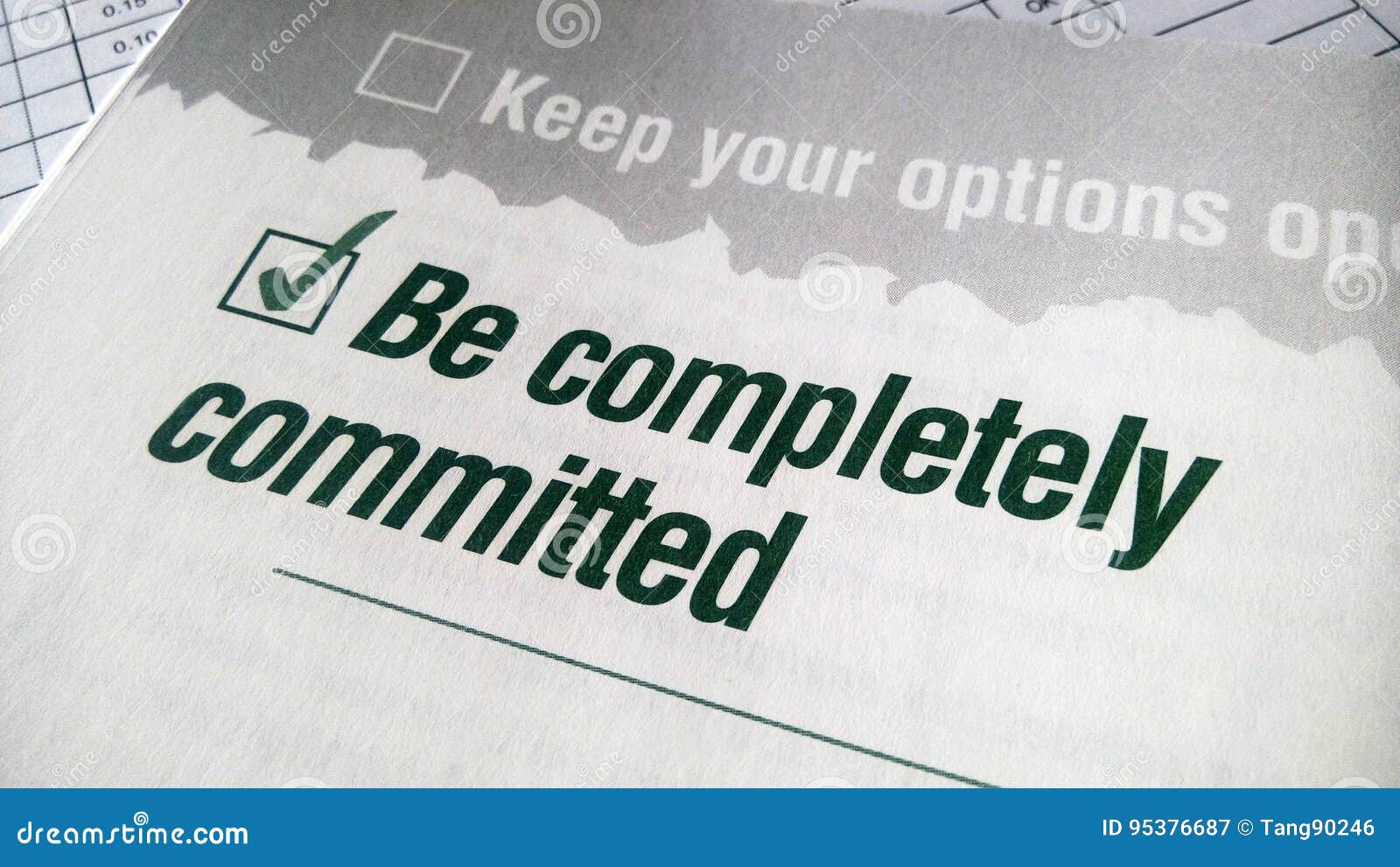 Be completely committed stock image. Image of book, legally - 95376687