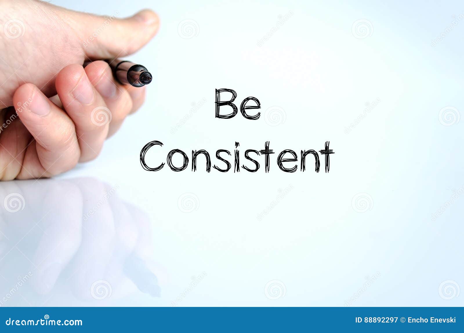 Be consistent text concept stock image. Image of persistent - 88892297