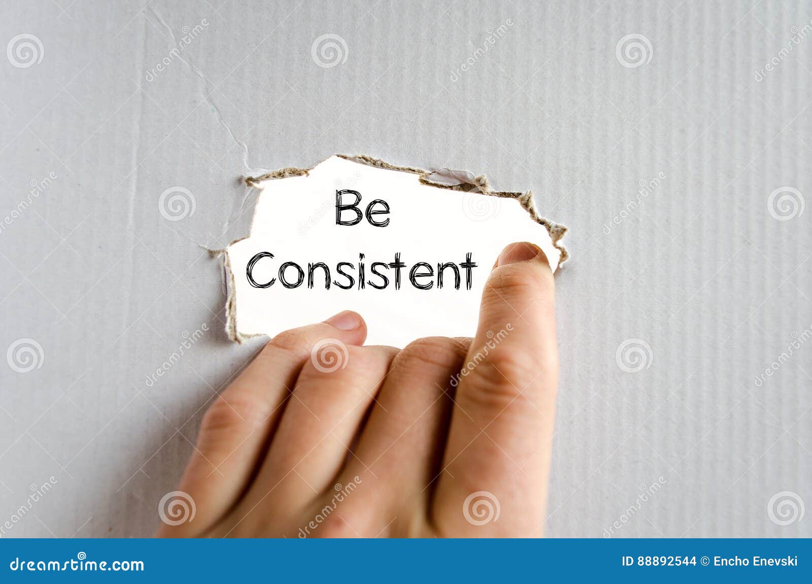 Be consistent text concept stock photo. Image of consistency - 88892544