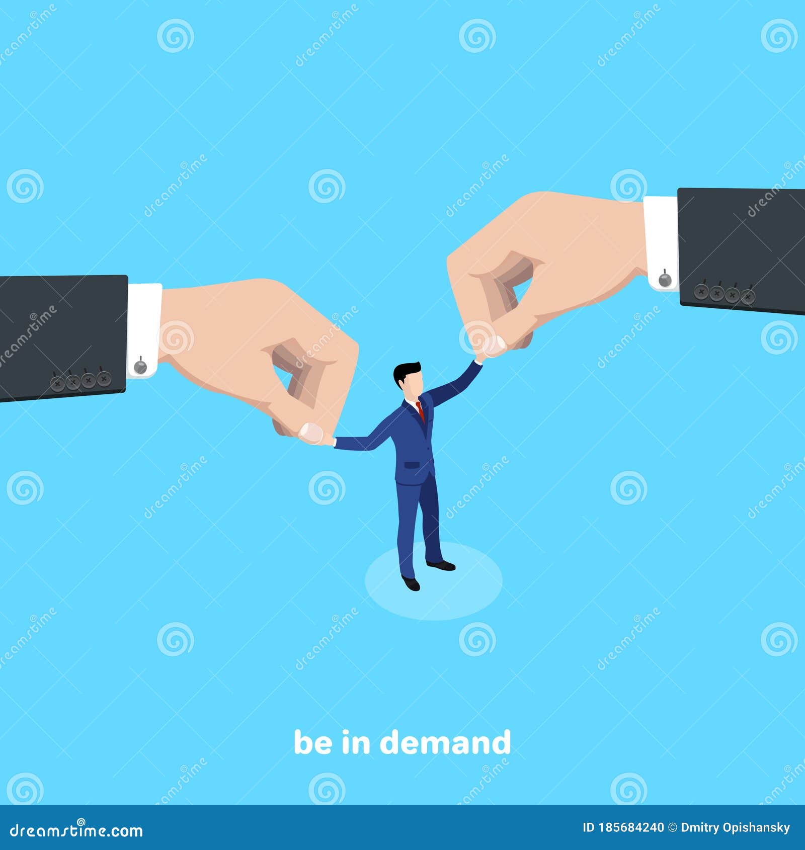 Torn In Different Directions Clipart