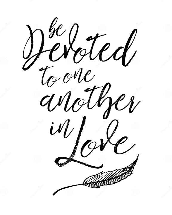Be Devoted To One Another in Love Stock Vector - Illustration of ...