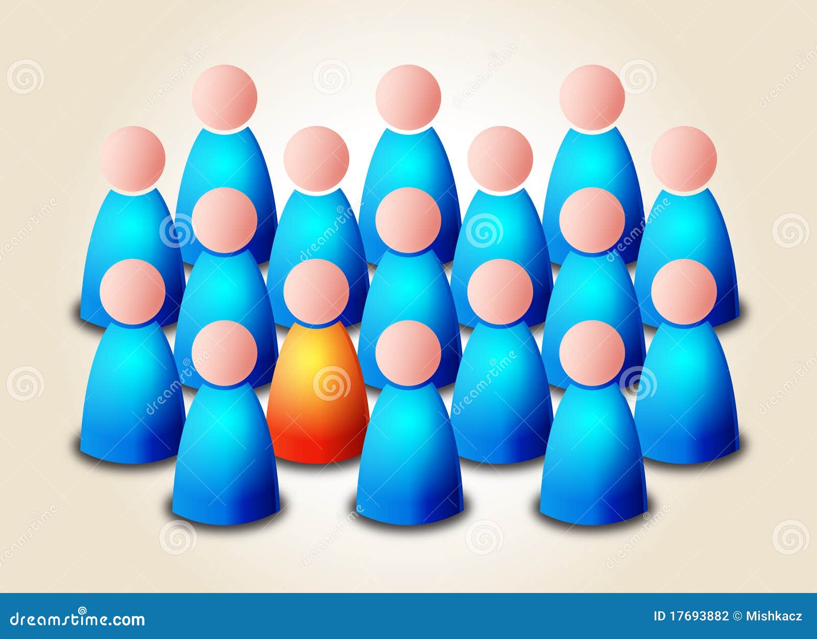 Be different stock vector. Illustration of design, diverse - 17693882