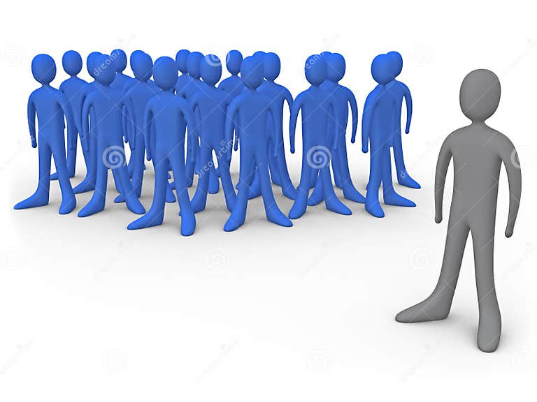 Be Different stock illustration. Illustration of original - 1797383