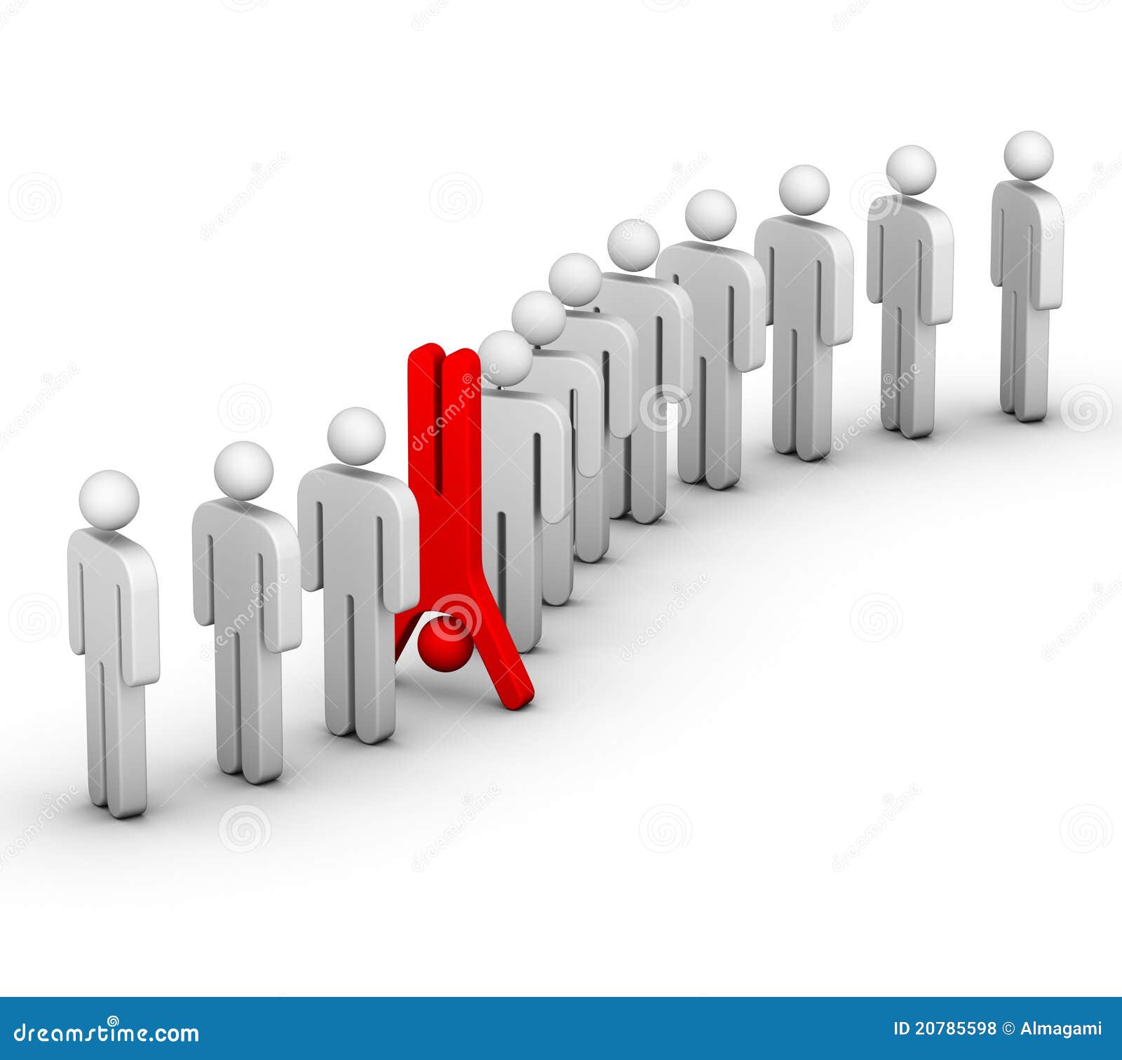 Be Different! stock illustration. Illustration of innovation - 20785598