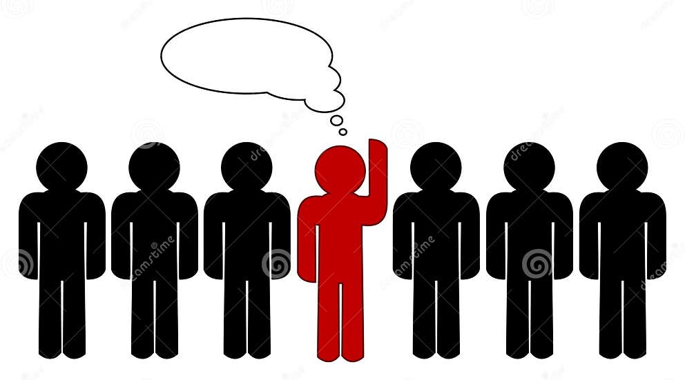 Be different! stock vector. Illustration of separate, innovation - 2297578