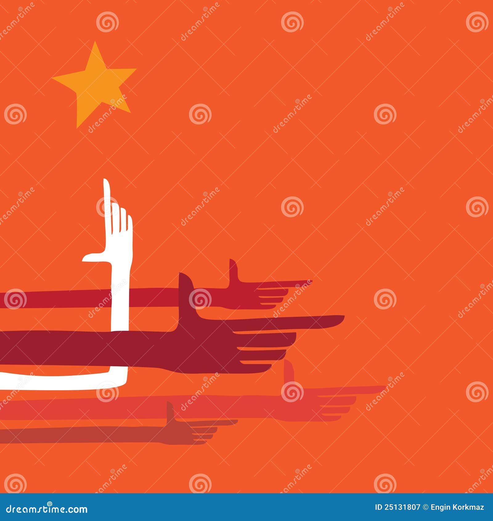 Be Different stock vector. Illustration of dream, idea - 25131807