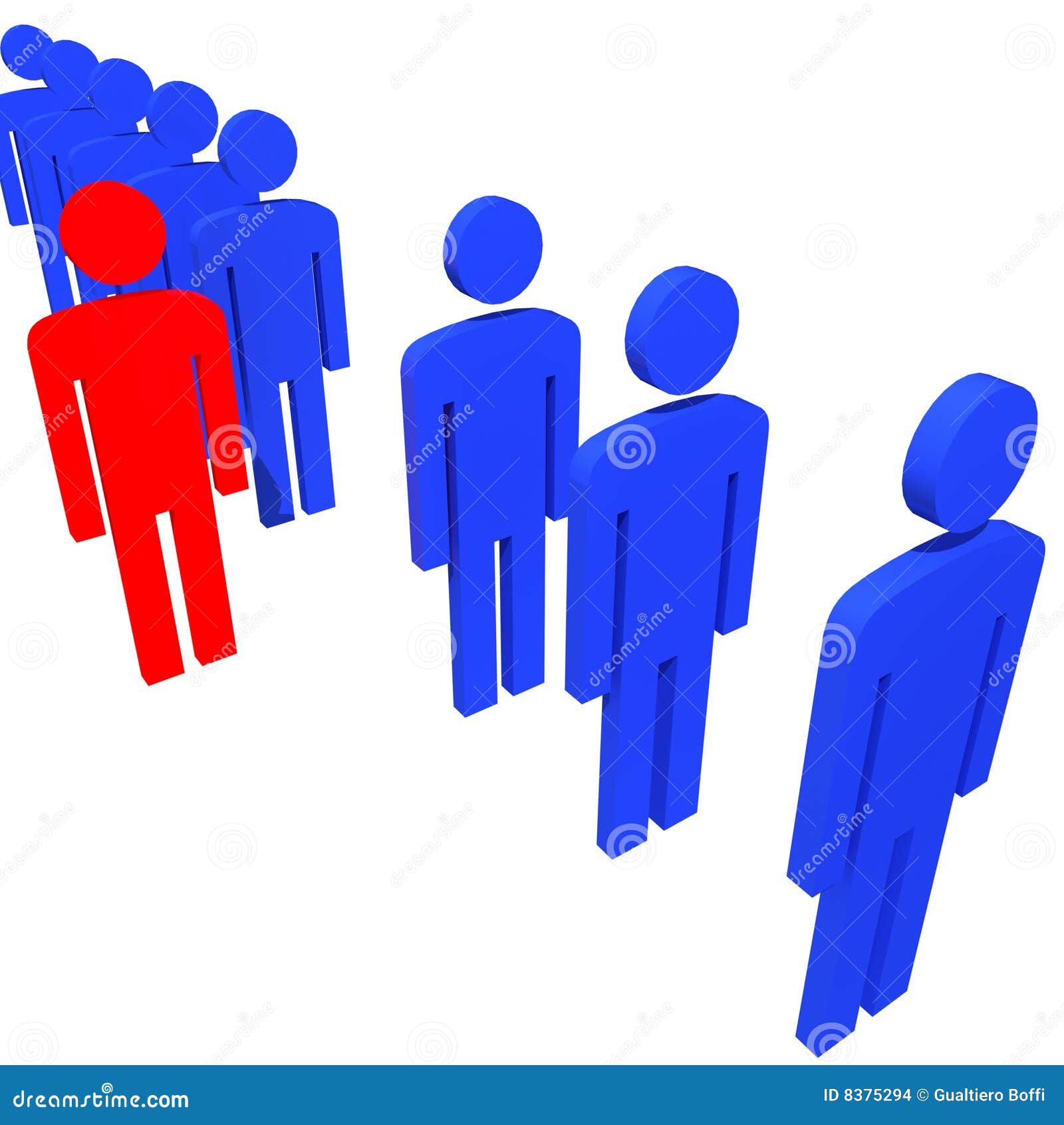 Be different stock illustration. Illustration of professional - 8375294