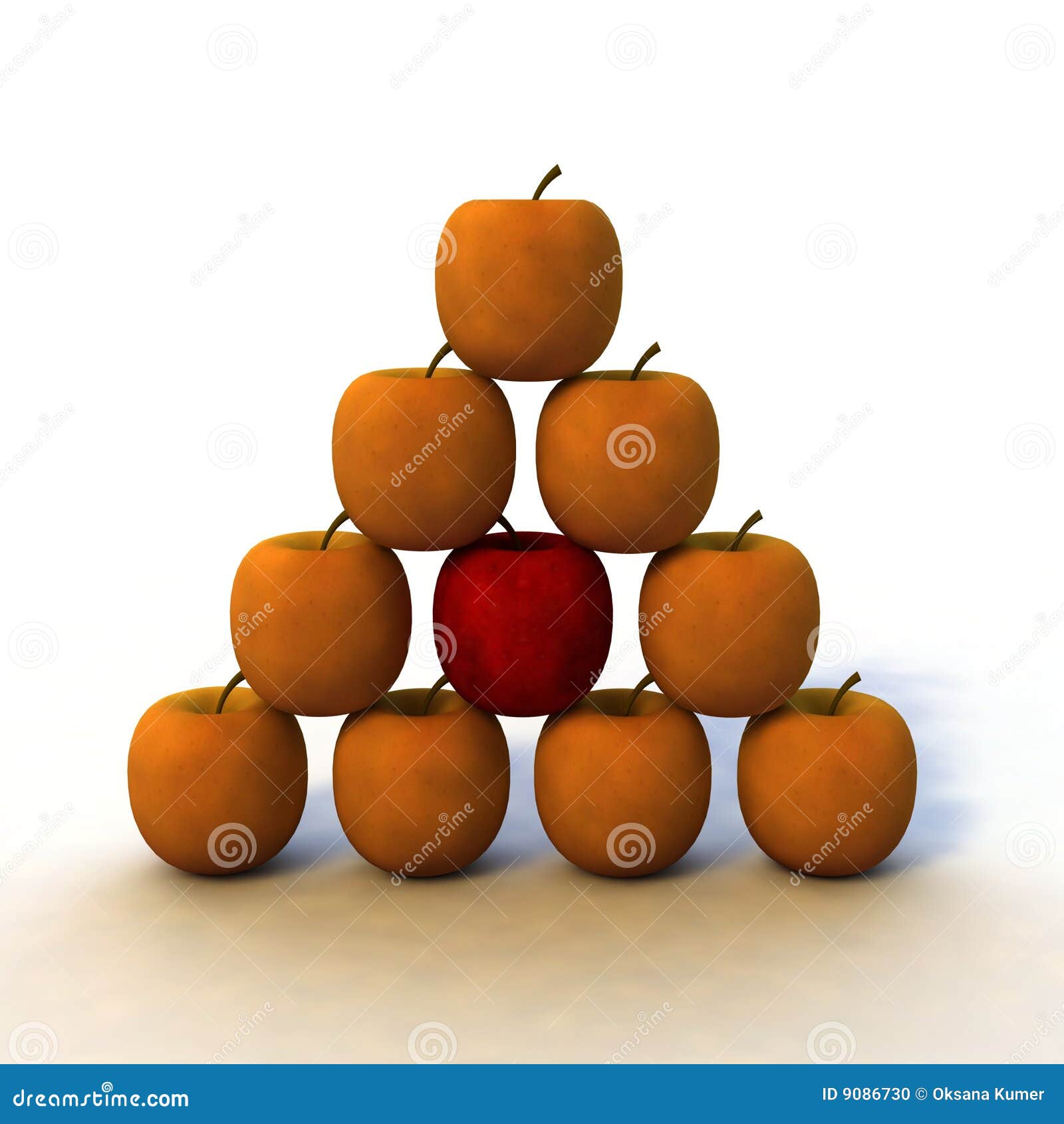 Be different stock illustration. Illustration of colored - 9086730
