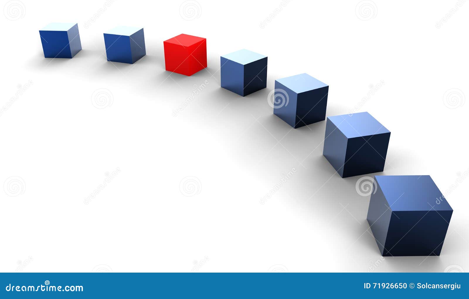 Be different concept stock illustration. Illustration of broken - 71926650