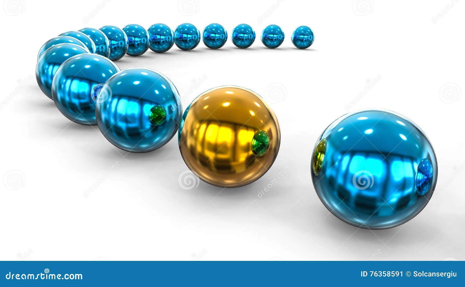 Be different concept stock illustration. Illustration of challenge ...