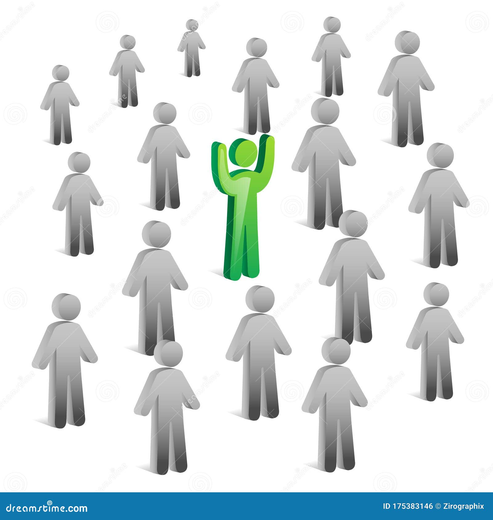 Be Different Vector Illustration Art Design Stock Illustration ...