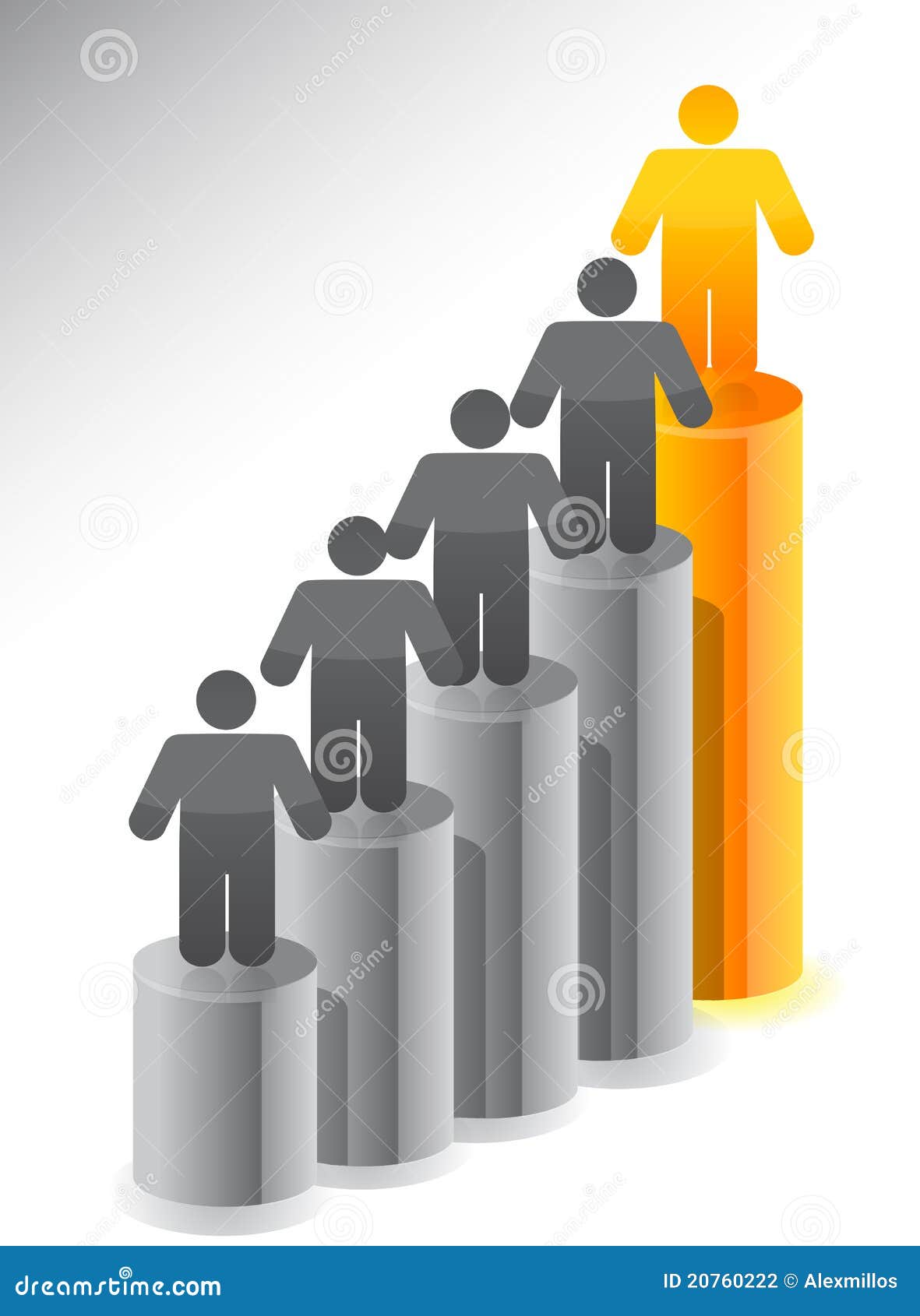 Be first - graphic concept stock vector. Illustration of individual ...