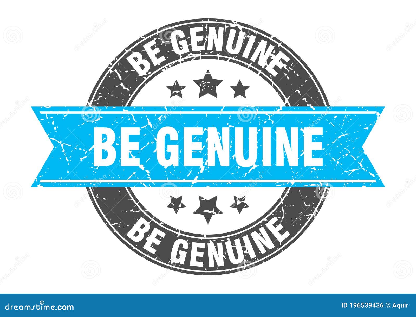 Genuine Stamp Cartoon Vector | CartoonDealer.com #105773401