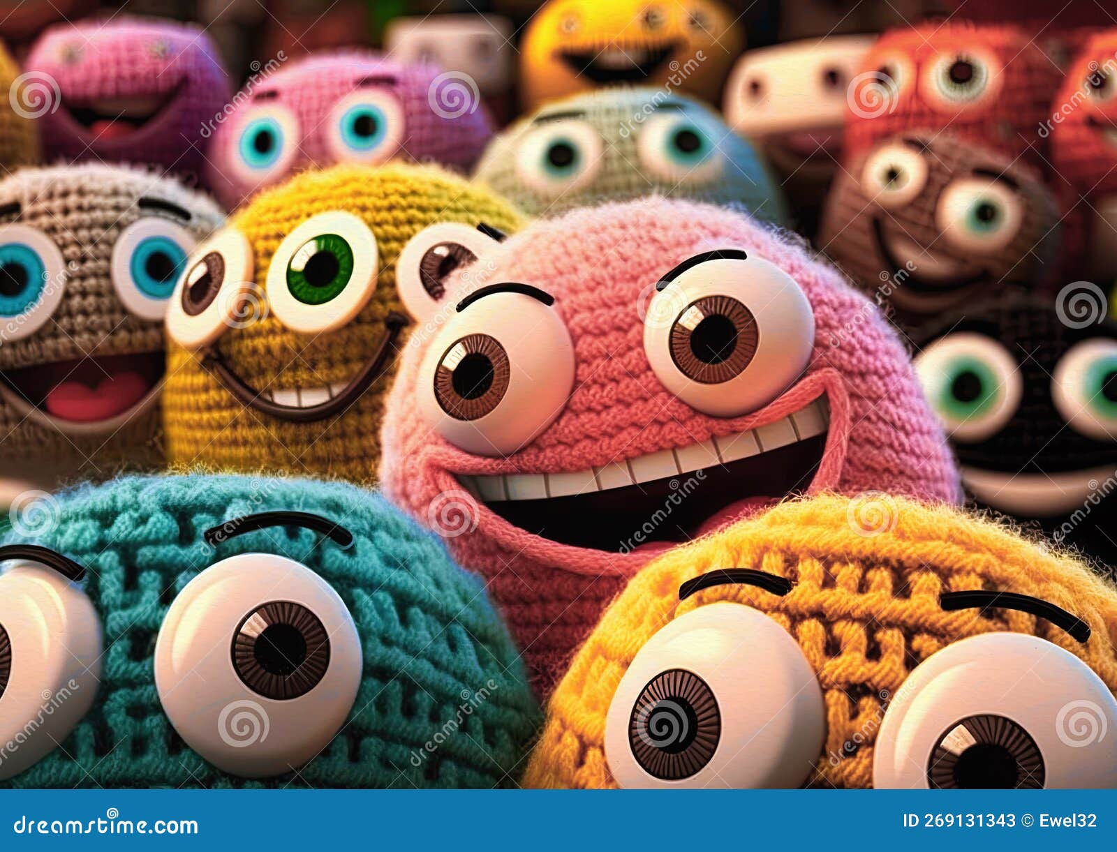 Be Happy. Emoticons, Emotions Concept Stock Illustration - Illustration ...