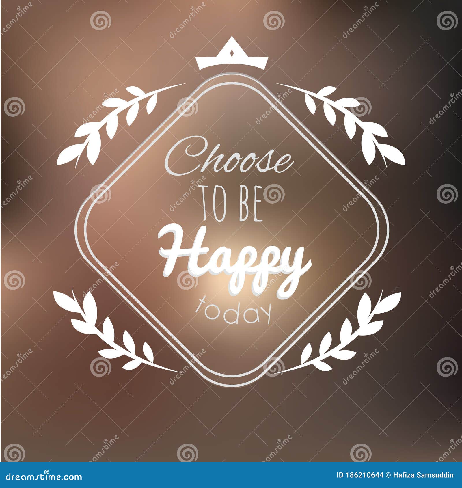 Be Happy Poster. Vector Illustration Decorative Design Stock Vector ...