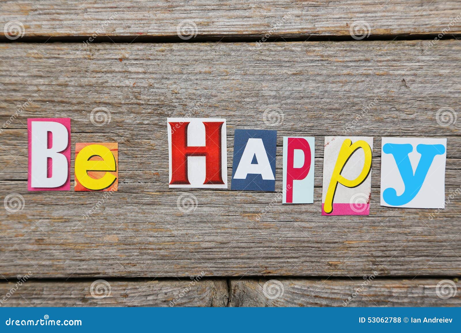 Be happy stock photo. Image of communication, newspaper - 53062788