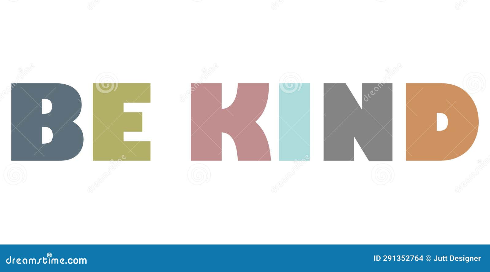 Be Kind the Design for All the People Stock Photo - Image of design ...
