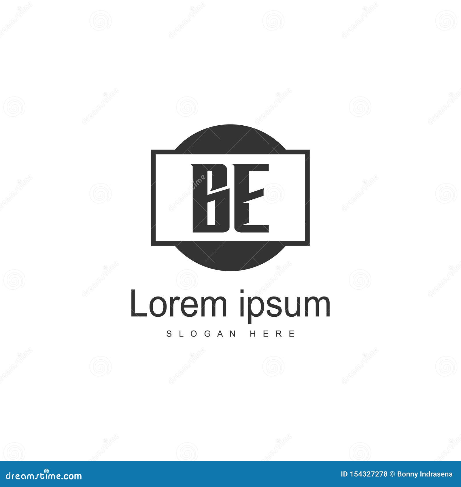 BE Letter Logo Design. Creative Modern BE Letters Icon Illustration ...
