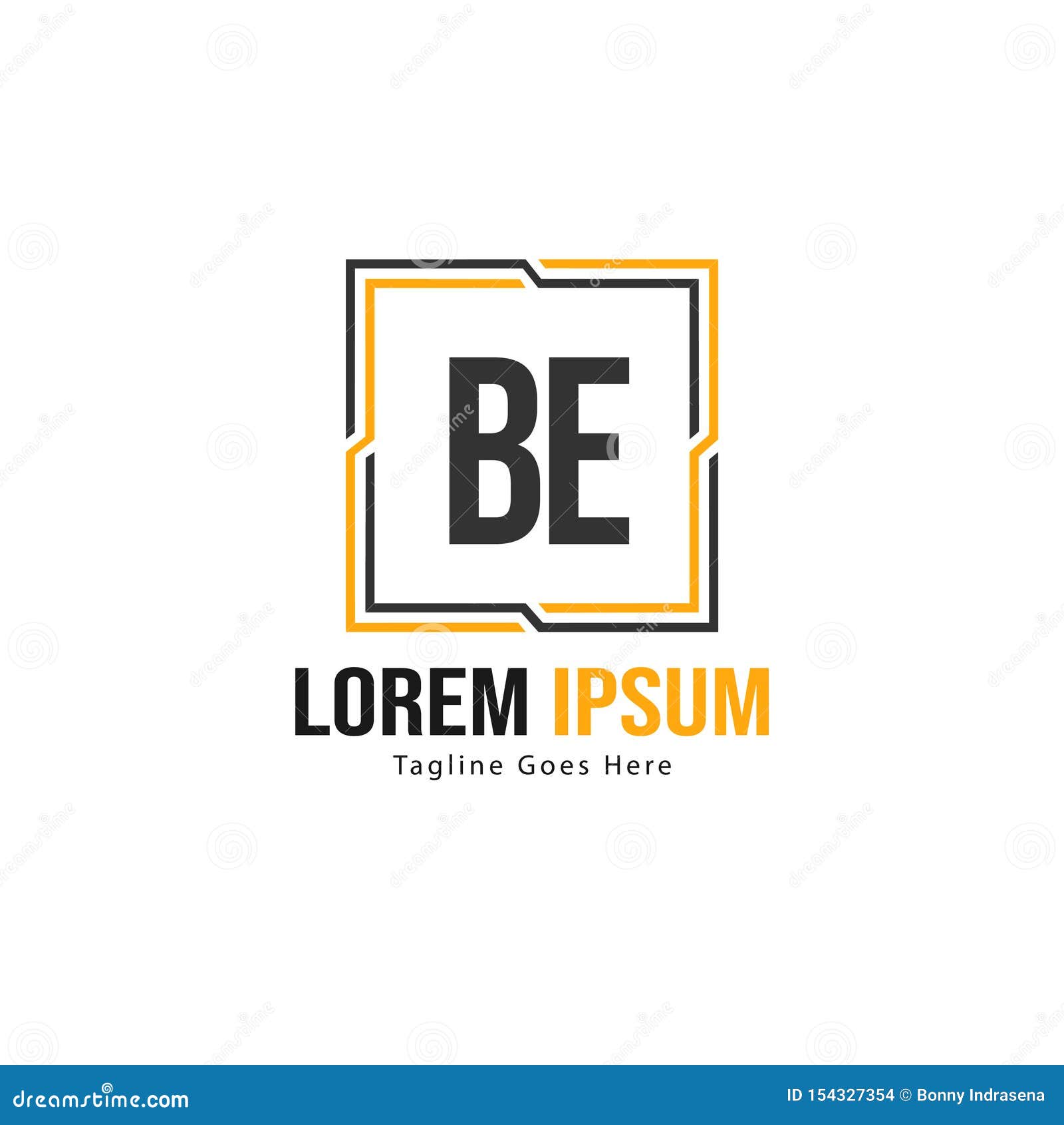 BE Letter Logo Design. Creative Modern BE Letters Icon Illustration ...