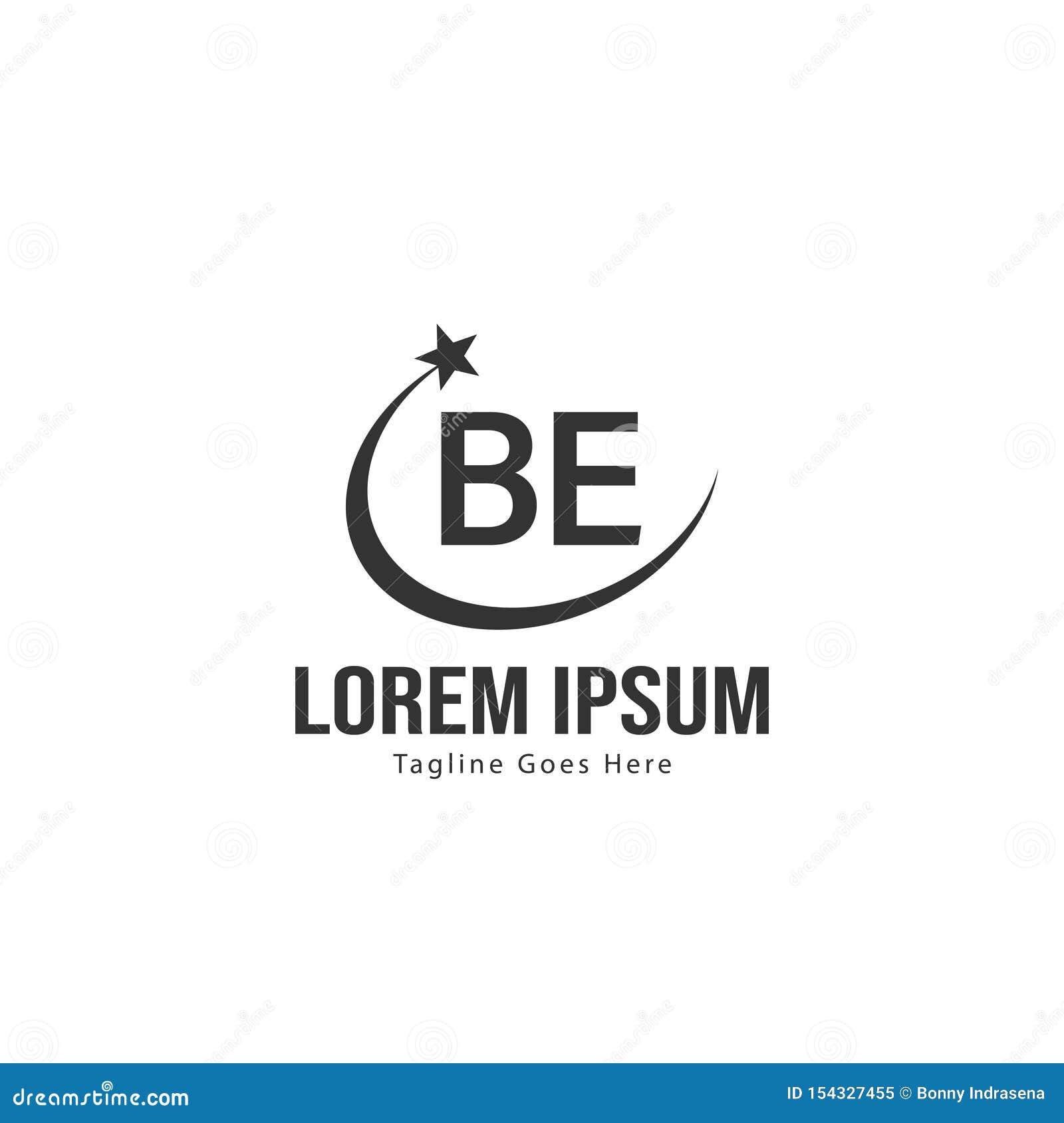 BE Letter Logo Design. Creative Modern BE Letters Icon Illustration ...