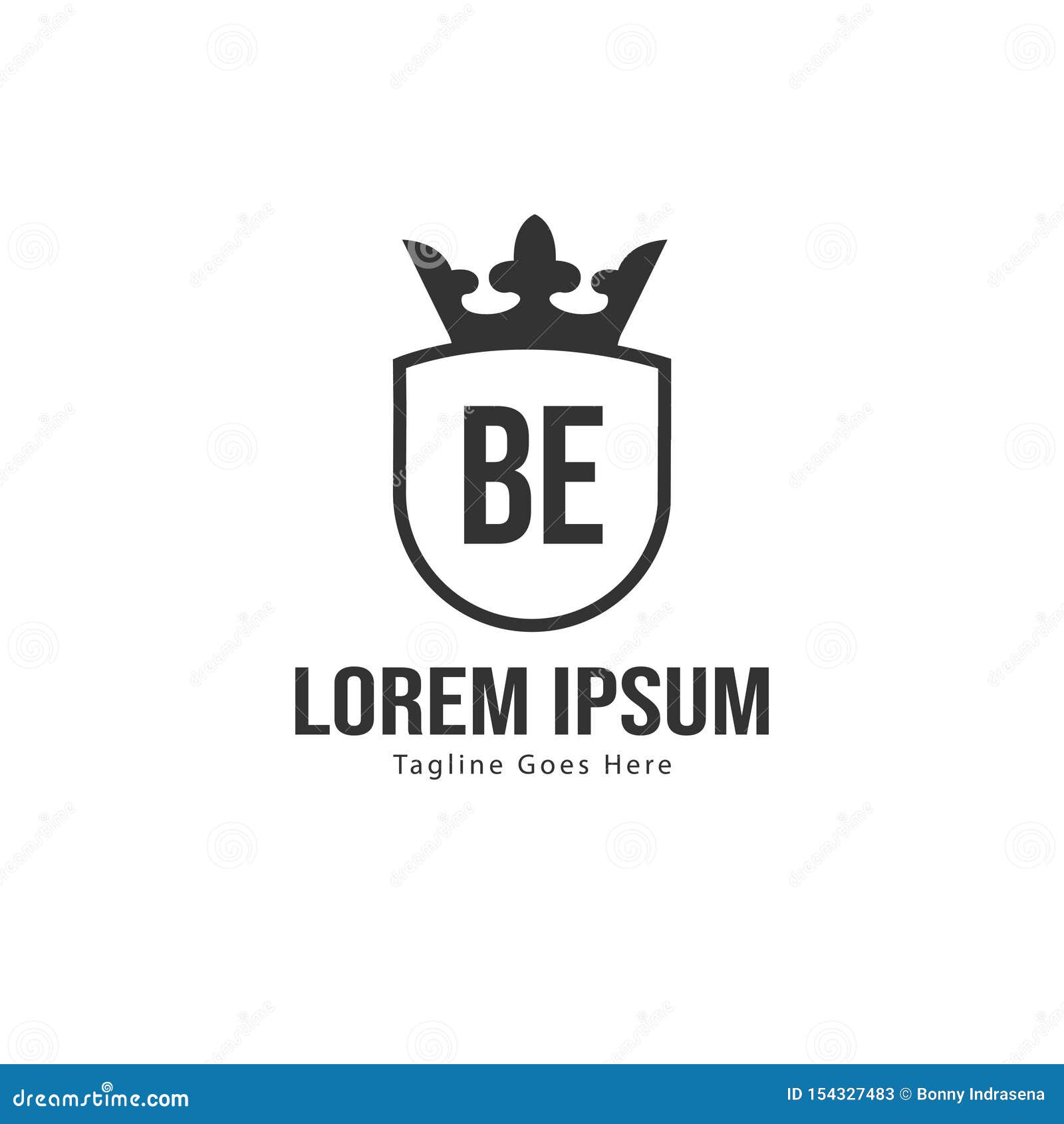 BE Letter Logo Design. Creative Modern BE Letters Icon Illustration ...