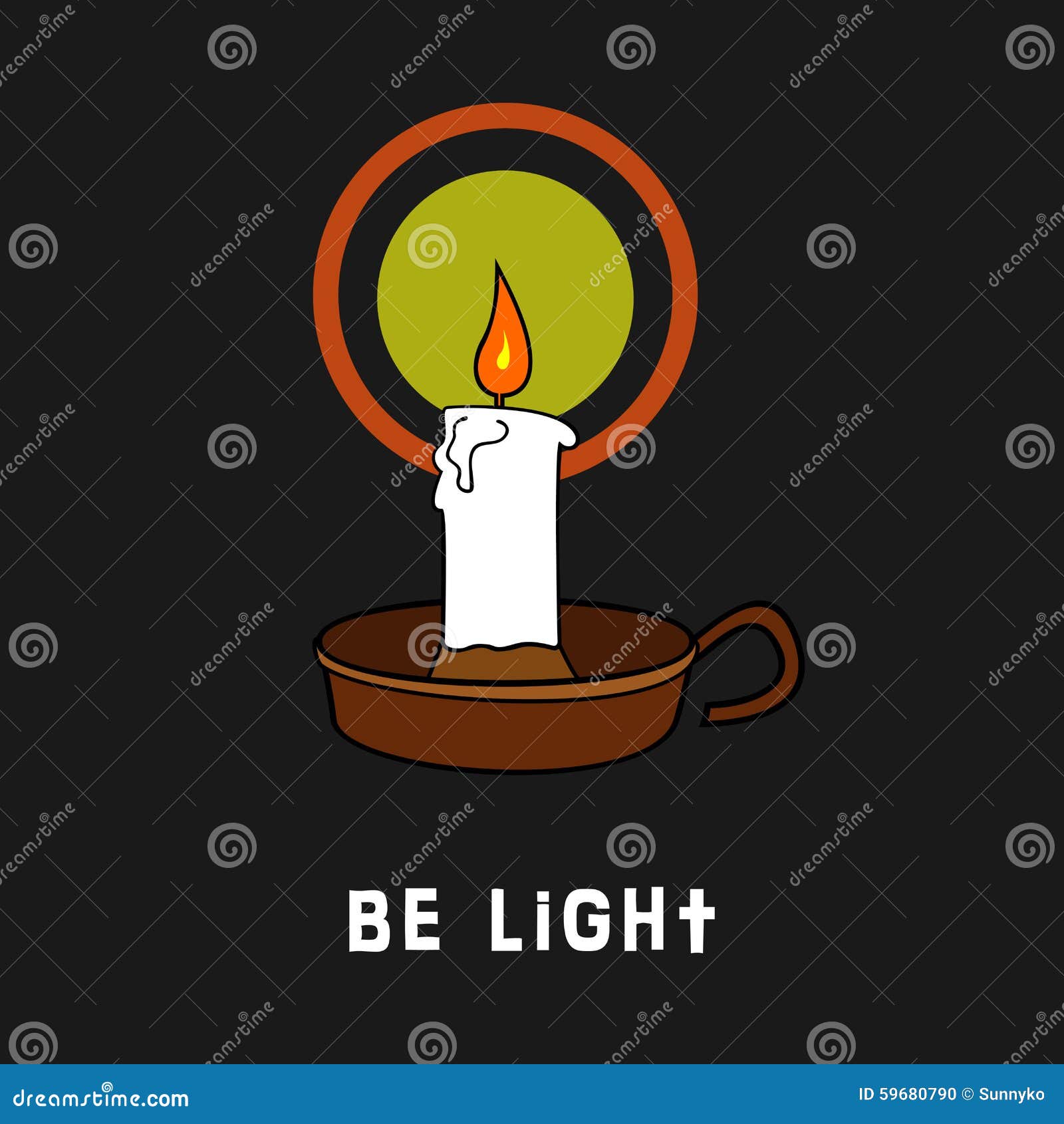 Be light stock illustration. Illustration of evangelize - 59680790